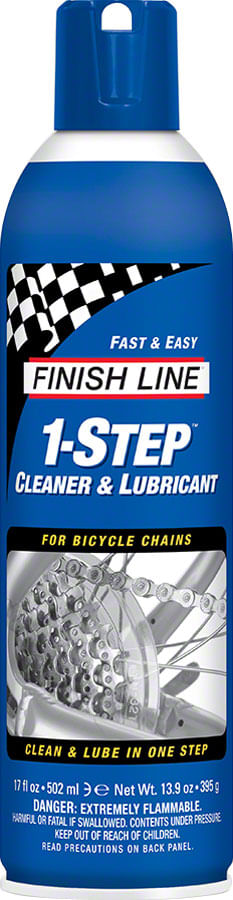 Finish Line 1-Step Cleaner and Bike Chain Lube - 17oz, Aerosol ...