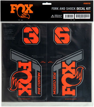 FOX Fork and Shock Decal Kit - Factory Orange | FastStore PDP