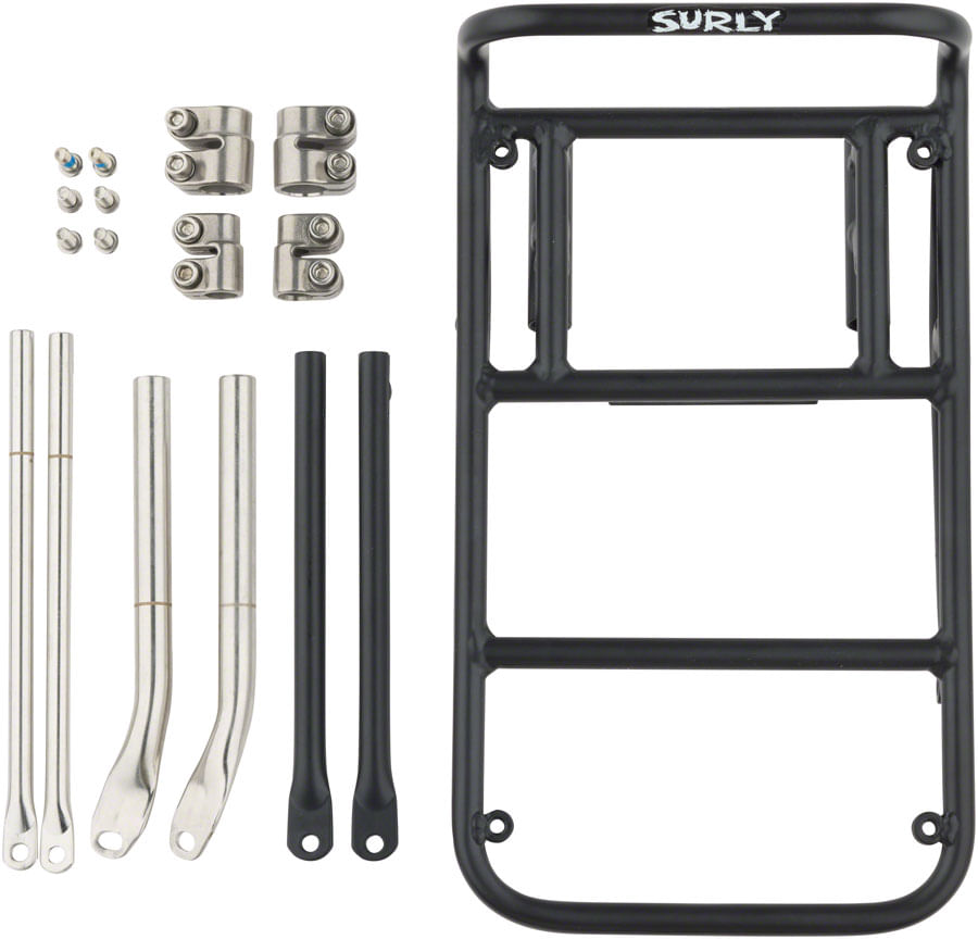 Surly 8-Pack Rack Front Rack - Steel, Black | FastStore PDP
