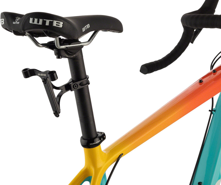 MSW Seltzer Mount - CO2 and Bottle Cage holder with 31.6mm clamp, Black ...
